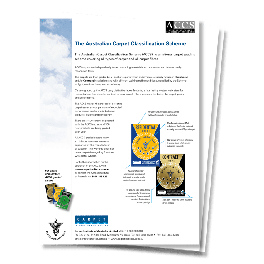 The Australian Carpet Classification Scheme - Carpet Institute